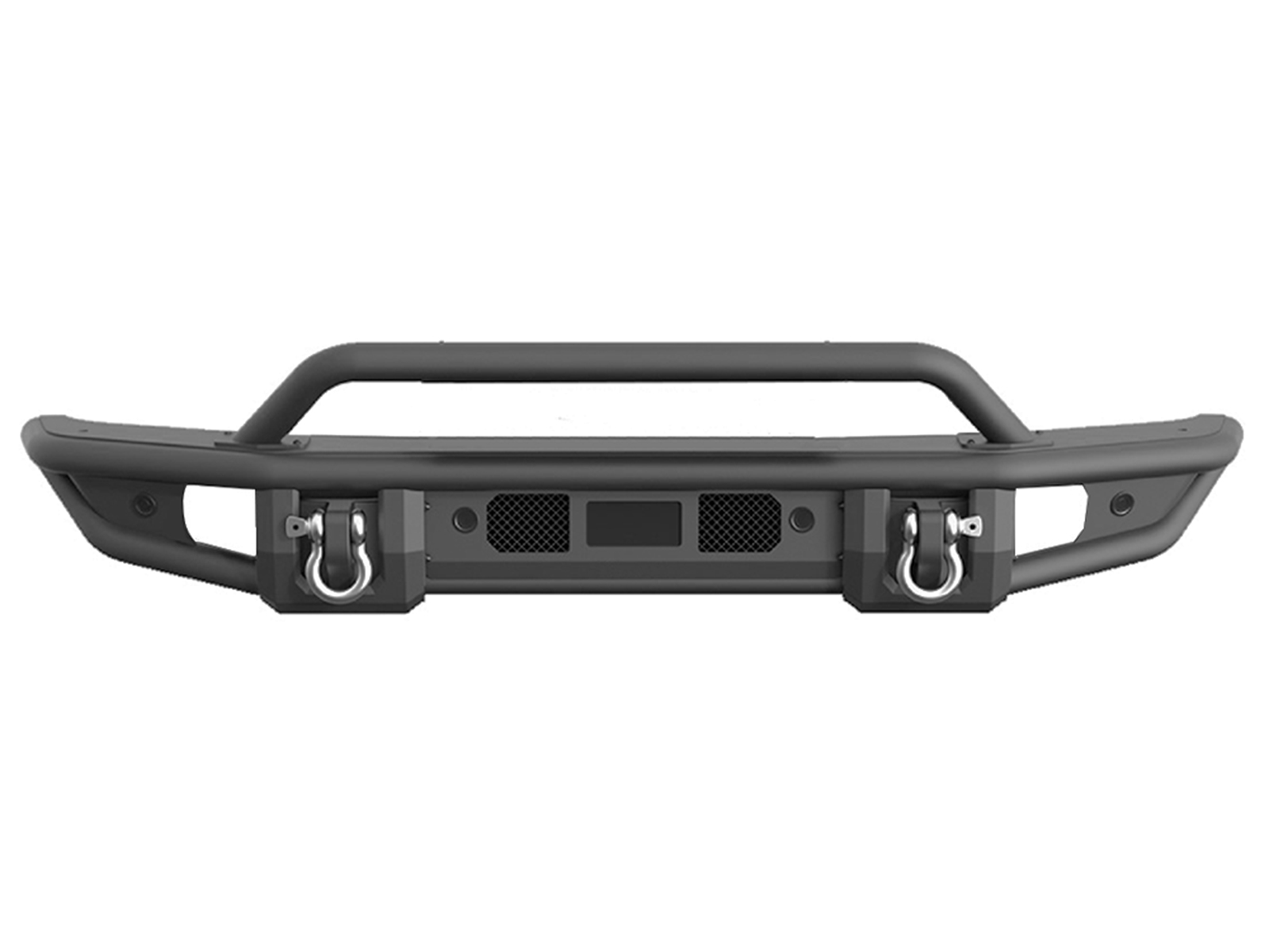 Black Horse Armour Tubular Light Duty Front Bumper | RealTruck