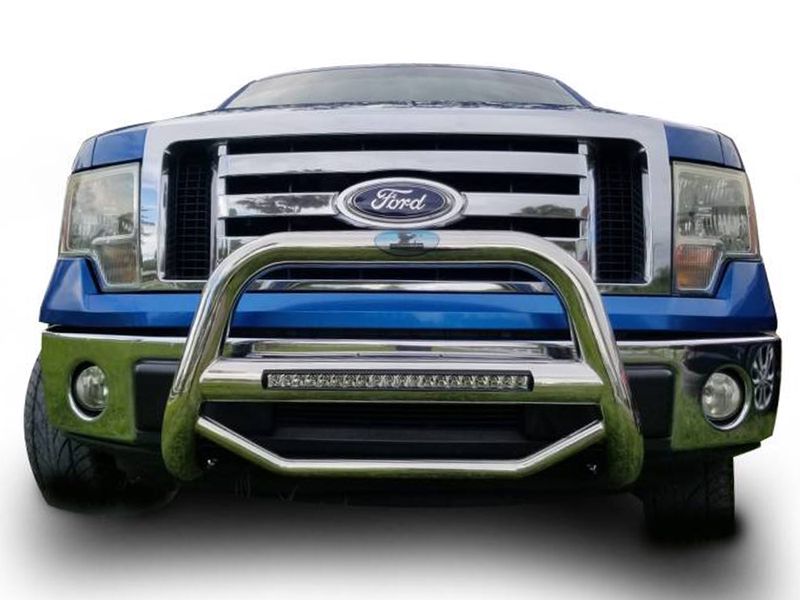 Black Horse Max Beacon Stainless LED Bull Bar MAB-FOE2011S | RealTruck