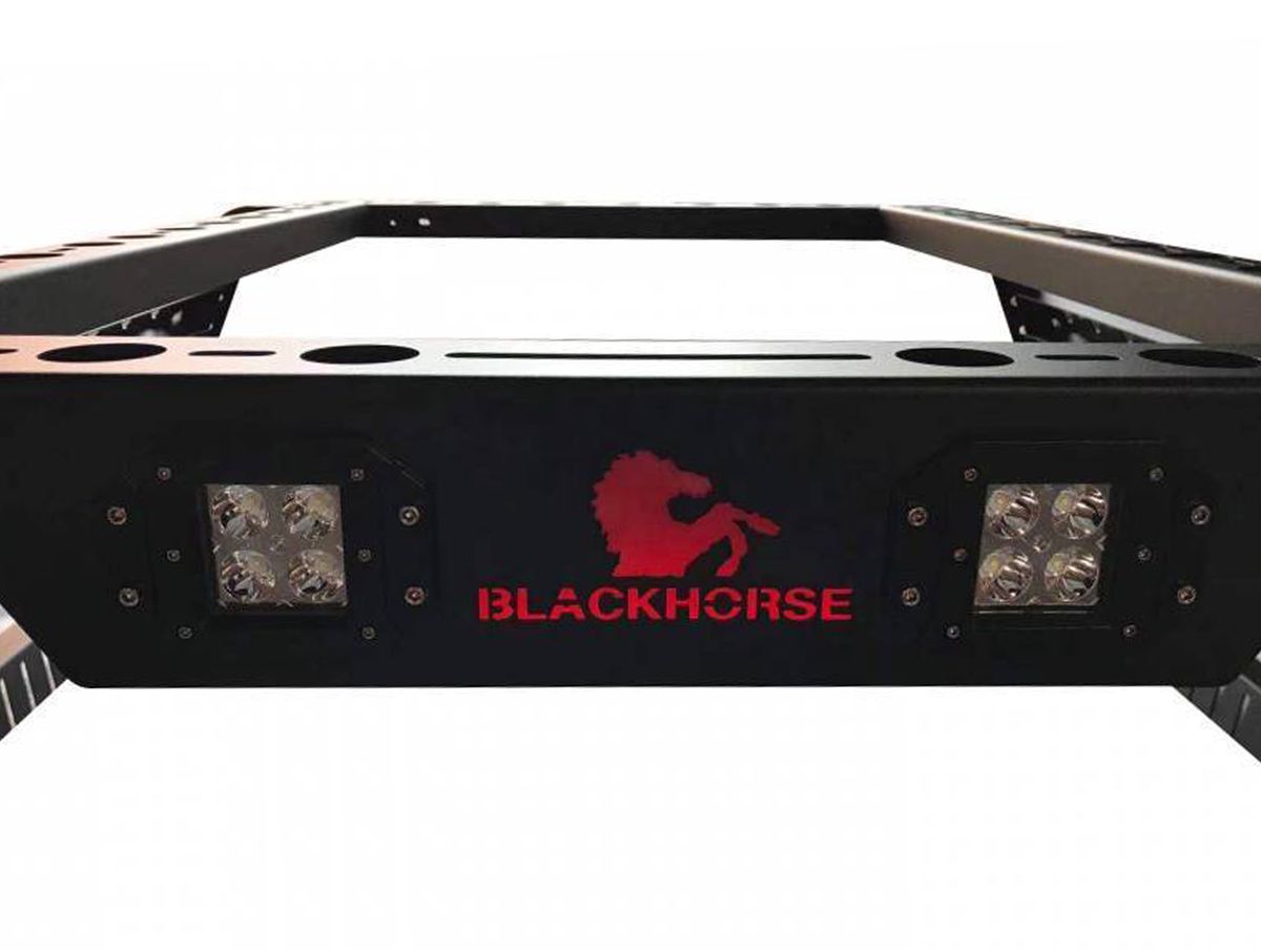 Black Horse Overland Utility Bed Rack TR08B | RealTruck