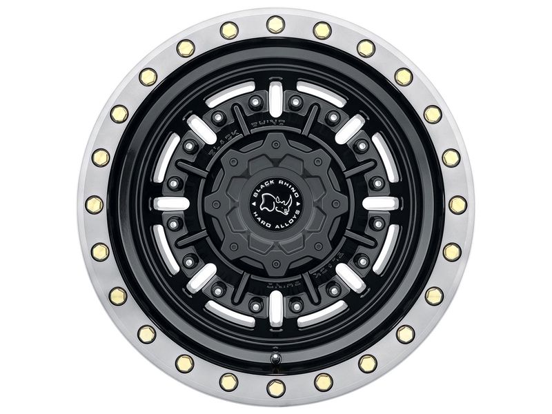 Black Rhino Machined Matte Black Abrams Wheels | RealTruck