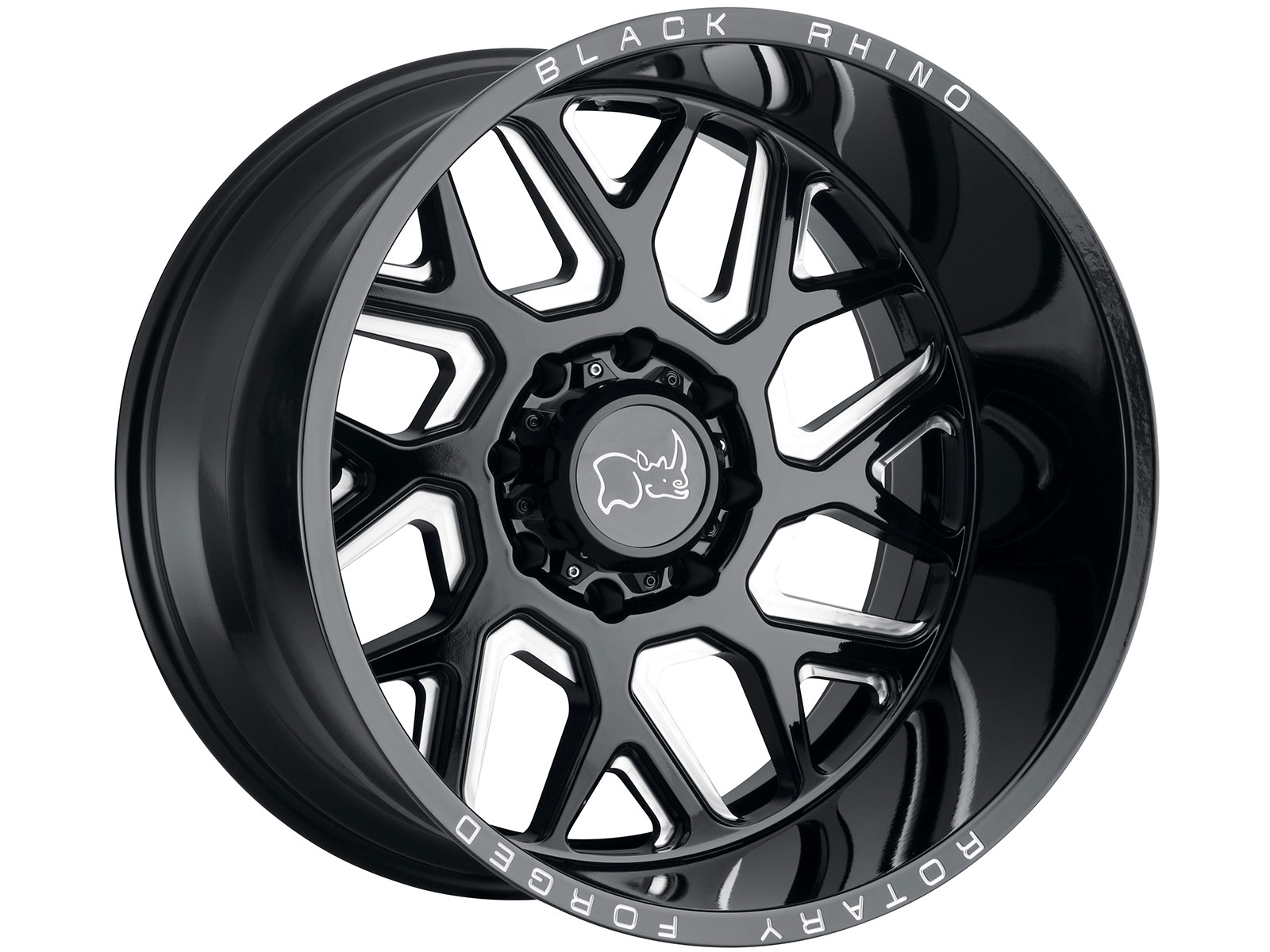 Black Rhino Milled Gloss Black Reaper Wheels | RealTruck