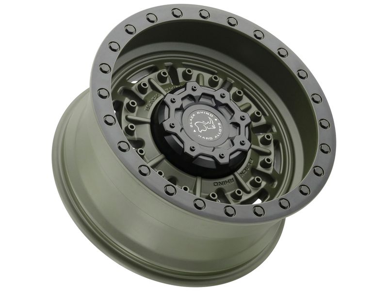 Black Rhino Olive Drab Green Abrams Wheels | RealTruck