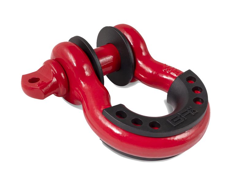 Body Armor 4x4 Red D-Ring Shackle with Black Isolators 3204 | RealTruck