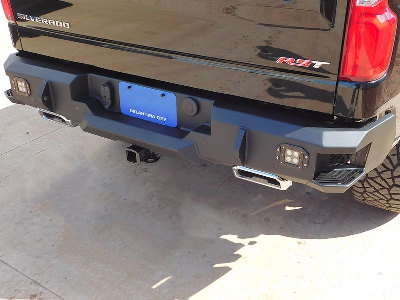 Boondock Rear Bumper with Corner Steps | RealTruck