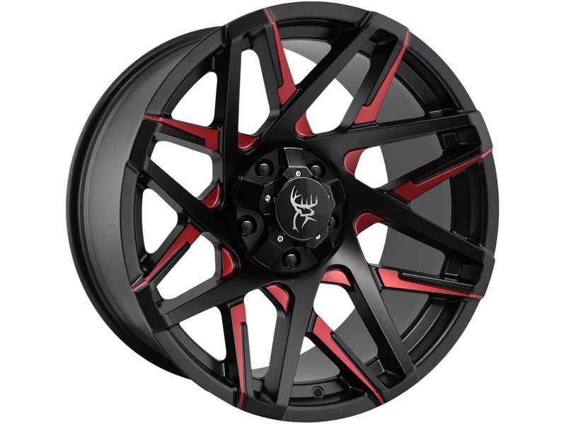 Buck Commander® Black & Red Canyon Wheels | RealTruck