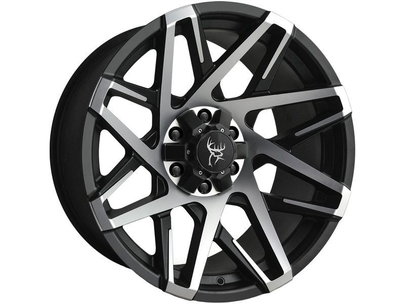 Buck Commander® Machined Matte Black Canyon Wheels | RealTruck