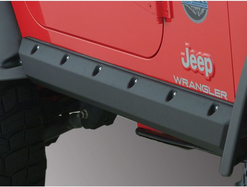 Bushwacker Trail Armor Jeep Rocker Panels BUS-14008 | RealTruck