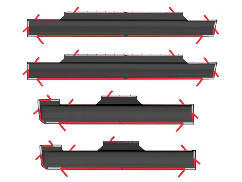 Bushwacker Trail Armor Rocker Panels 14066 | RealTruck