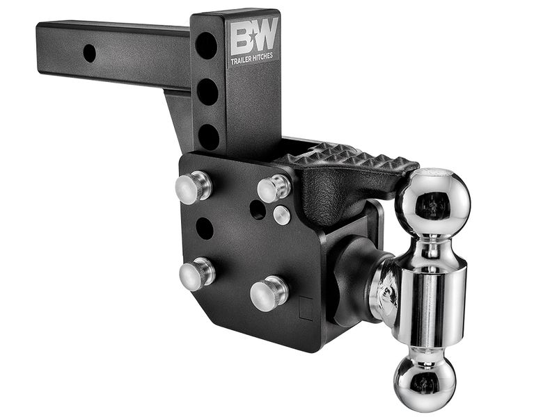 B&W Dual Ball Pintle Tow & Stow Ball Mount TS10053B | RealTruck