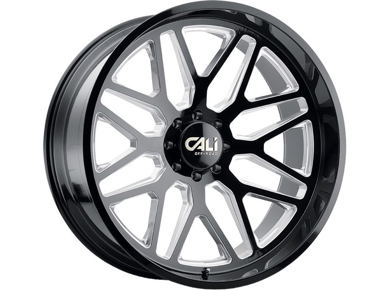 Cali Offroad Milled Gloss Black Invader Wheel 9115-22236BM | RealTruck