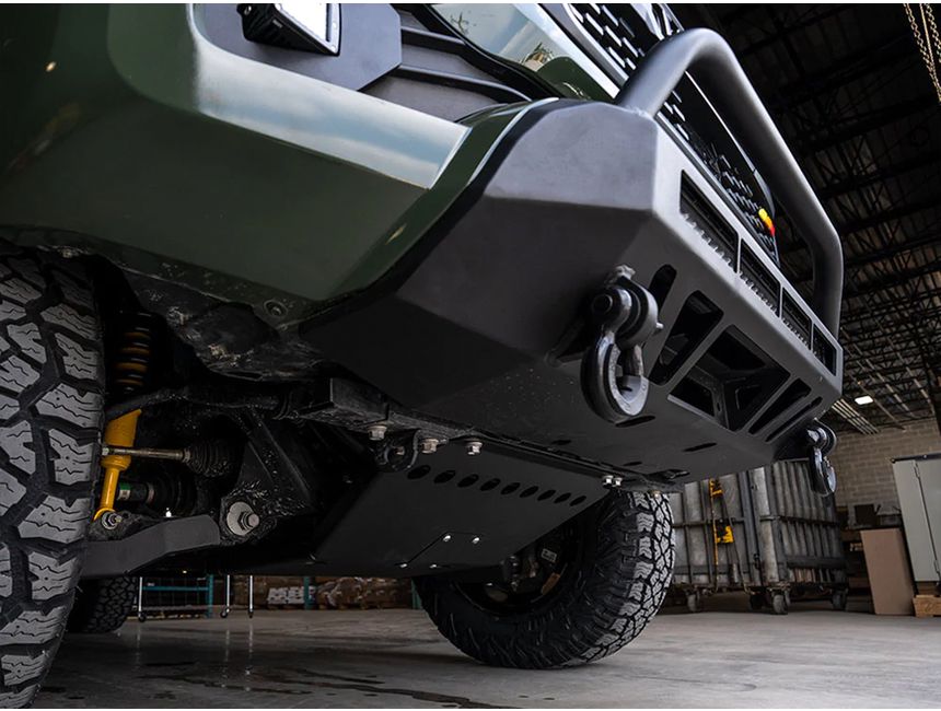 Cali Raised Stealth Winch Front Bumper HII-CR3222 | RealTruck