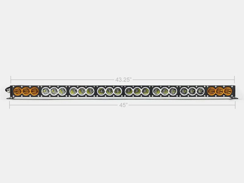 Cali Raised 43" Amber/White Dual Function LED Bar | RealTruck