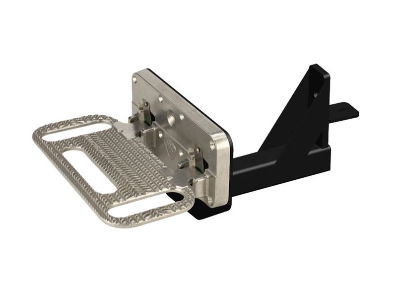 Carr HD Mega Ladder Rack Step XM3 Polished | RealTruck