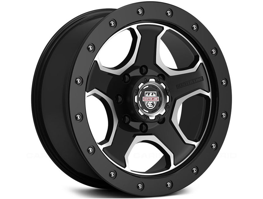Center Line Machined Matte Black RT-3 Wheels | RealTruck