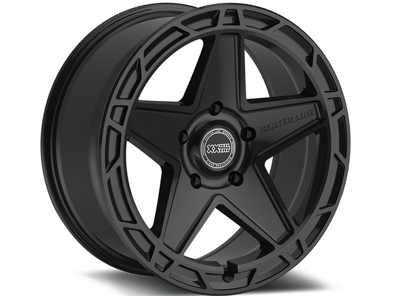 Center Line Matte Black Hammer Wheels | RealTruck