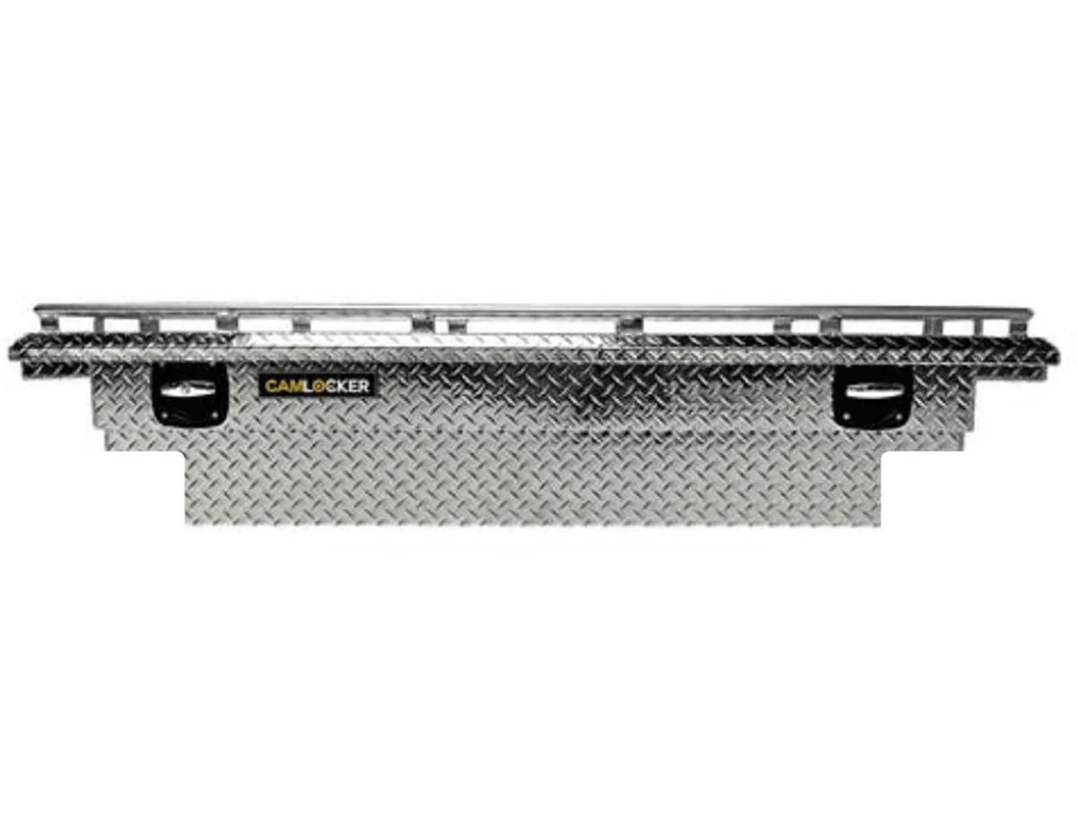 CamLocker 63" Crossover Low Profile Tool Box Aluminum-Notched w/ Rails ...