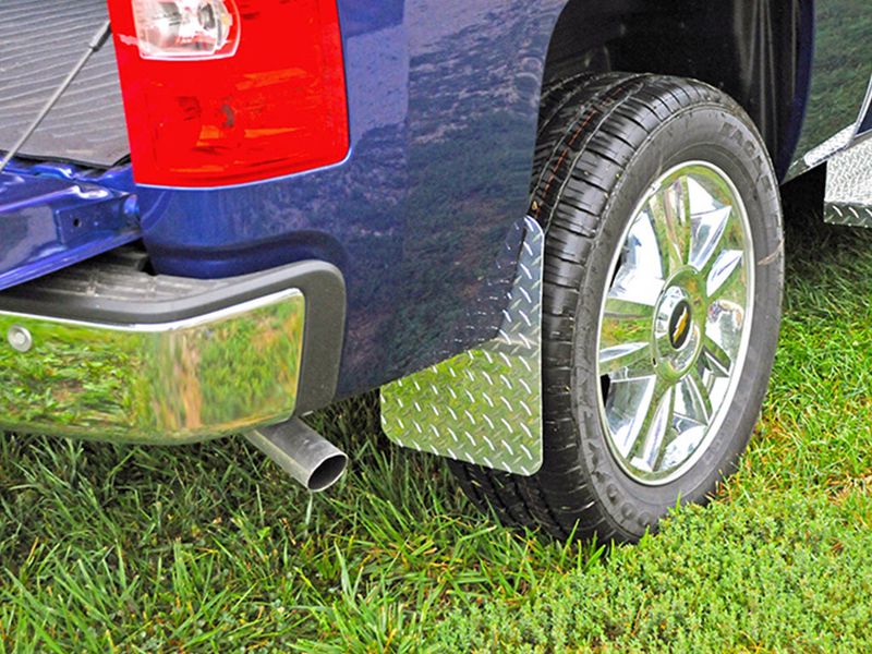 Dee Zee Diamond Plate Mud Flaps | RealTruck