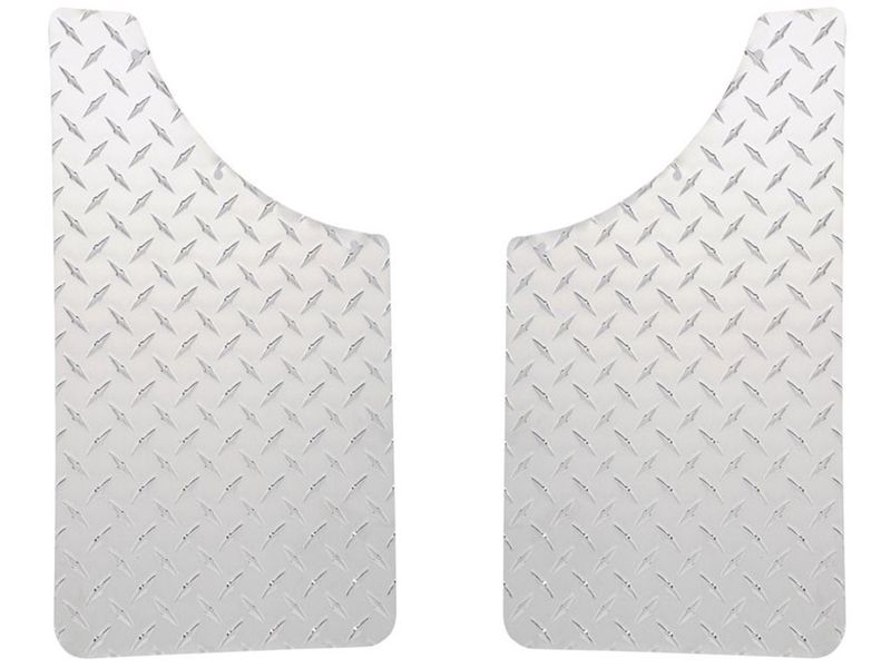 Dee Zee Diamond Plate Mud Flaps DZ1808 | RealTruck