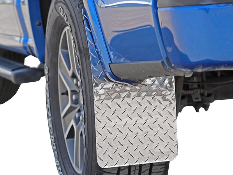Dee Zee Diamond Plate Mud Flaps | RealTruck