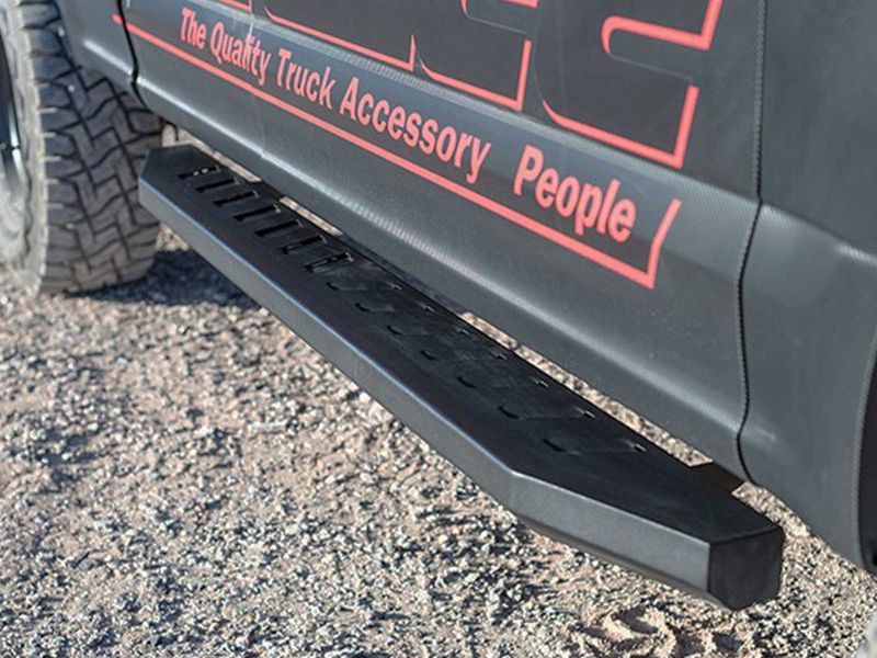Dee Zee Black Louvered Side Steps | RealTruck