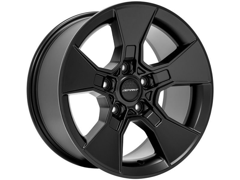 Defiant Matte Black DF02 Wheels | RealTruck