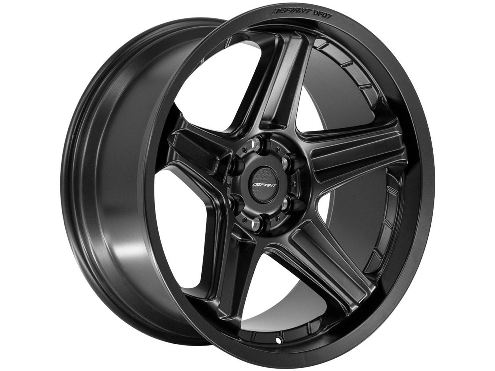 Defiant Matte Black DF07 Wheels | RealTruck