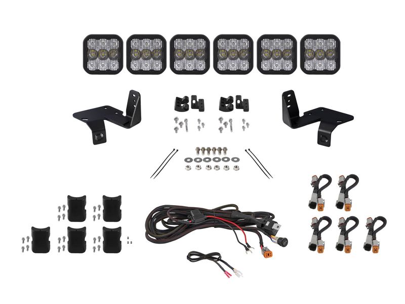 Diode Dynamics SS5 CrossLink Grille Light Bar Kit DD7571 | RealTruck