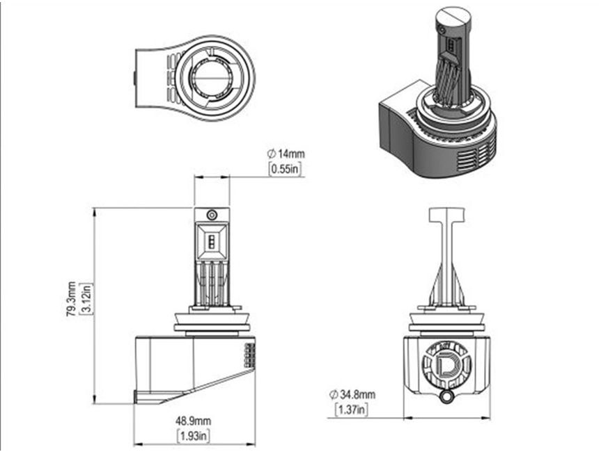 Diode Dynamics SL1 LED Bulbs DD0217P | RealTruck