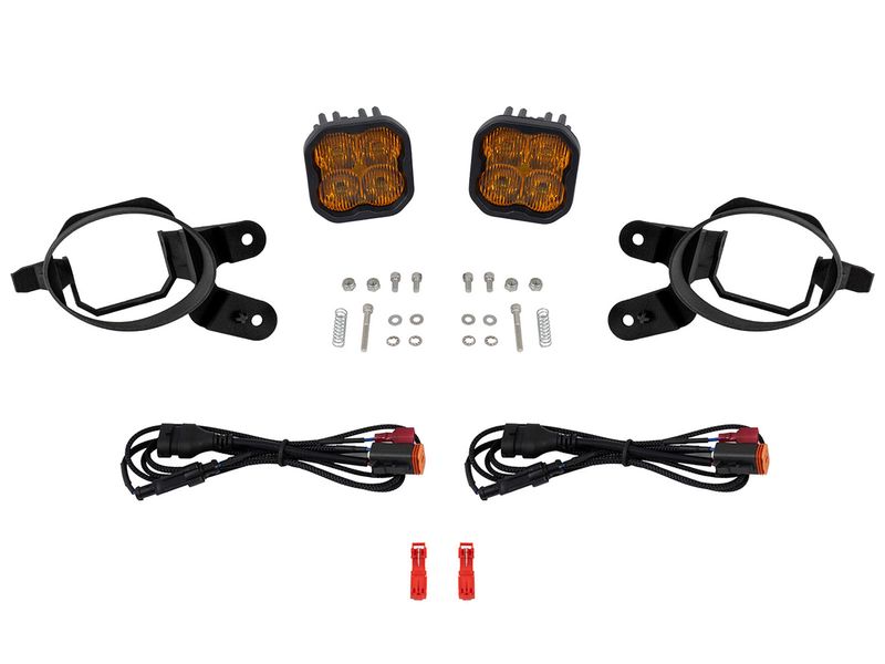 Diode Dynamics SS3 Max Series Yellow LED Fog Light Kit DD8362-ss3fog ...
