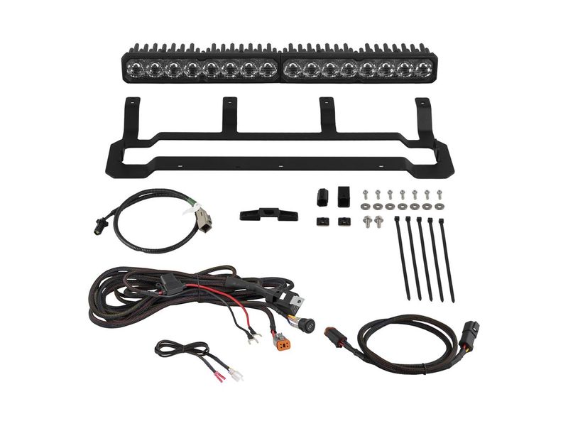 Diode Dynamics SS20 Pro Grille Light Bar White SAE Driving Kit DD8738 ...