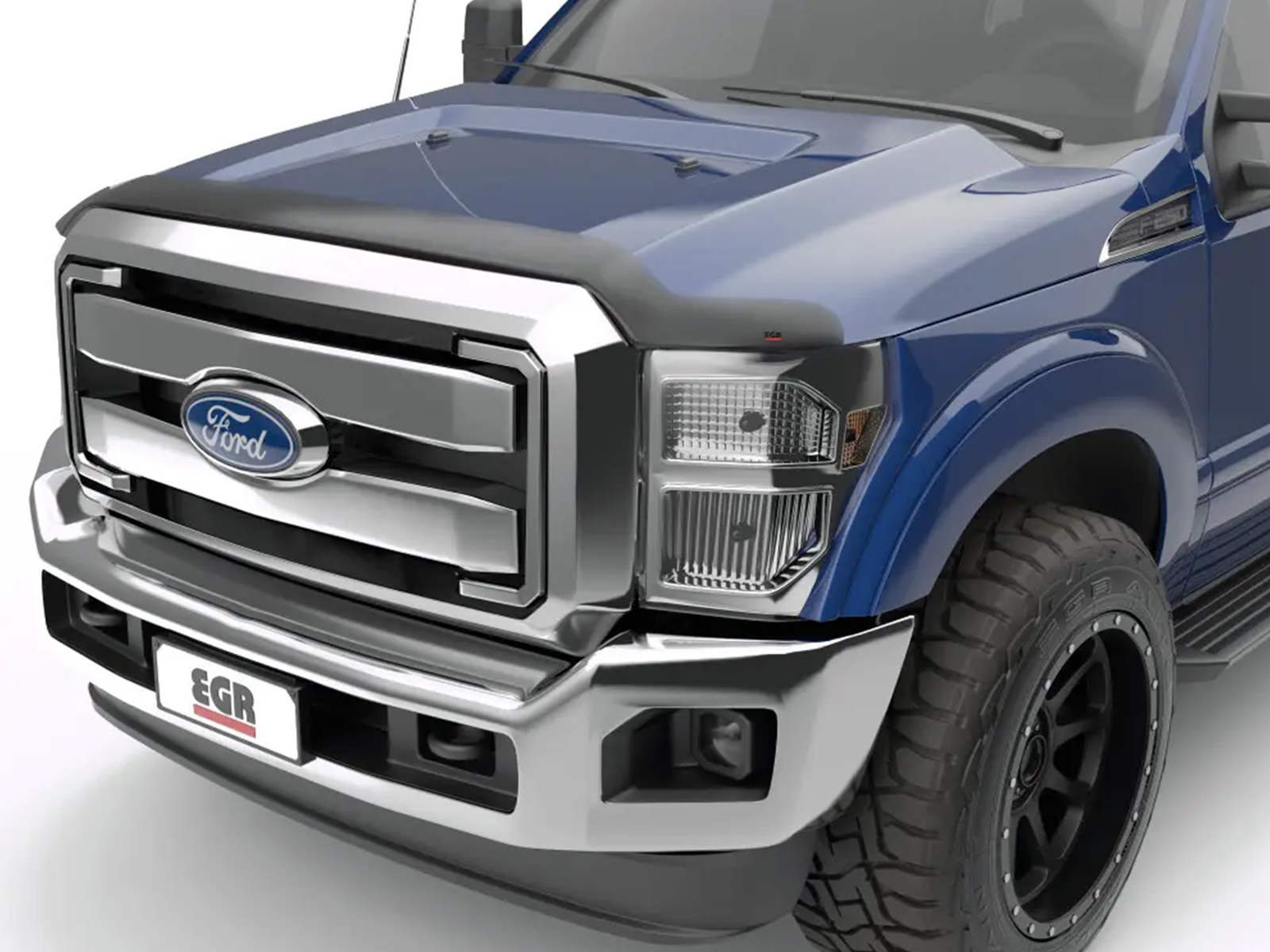 EGR Matte Black Superguard Bug Shield 303815 | RealTruck