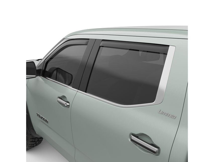 EGR Matte Black In-Channel Window Deflectors 575405 | RealTruck