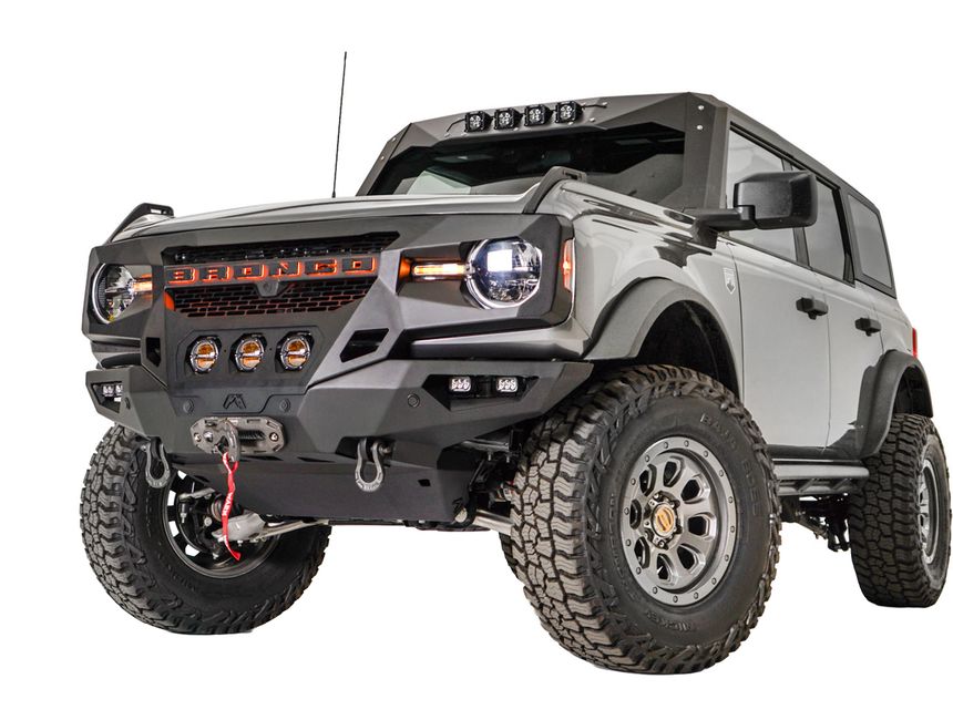 Fab Fours Front Grumper GR5200-B | RealTruck