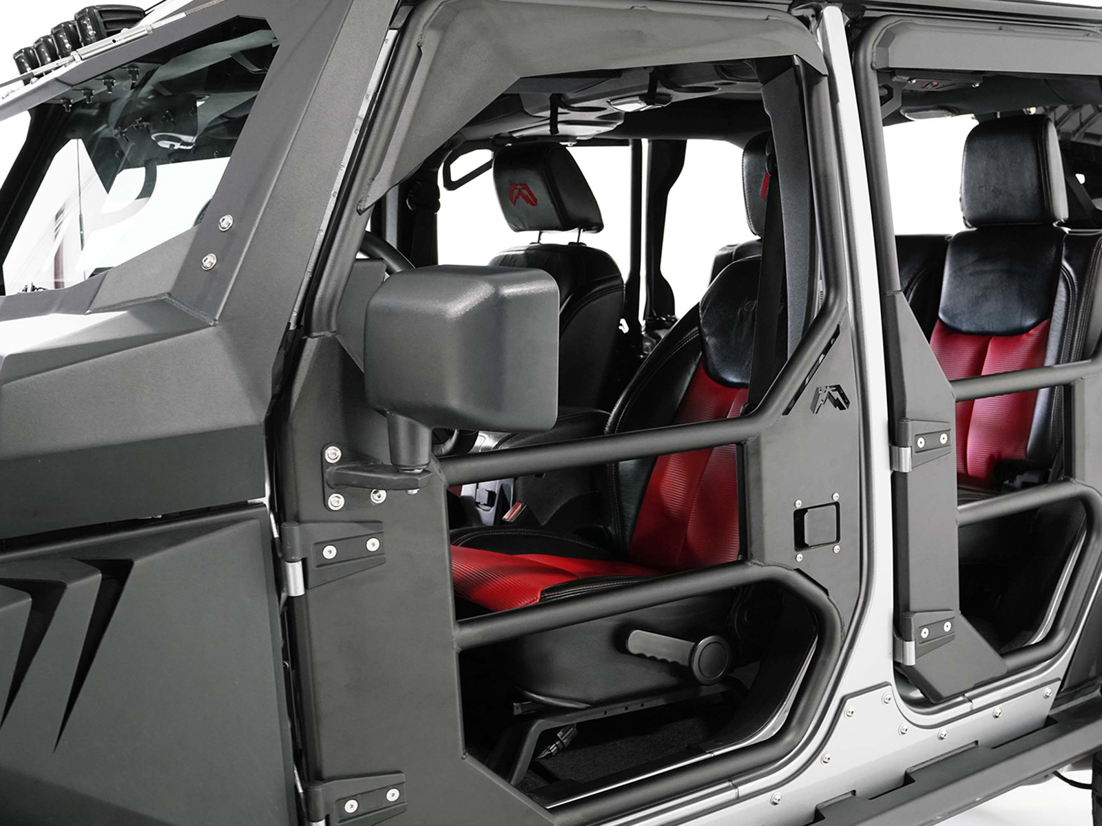 Fab Fours Full Surround Tube Doors JK1030-B | RealTruck