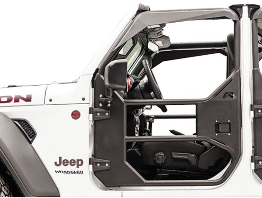 Fab Fours Full Surround Tube Doors JK1032-1 | RealTruck