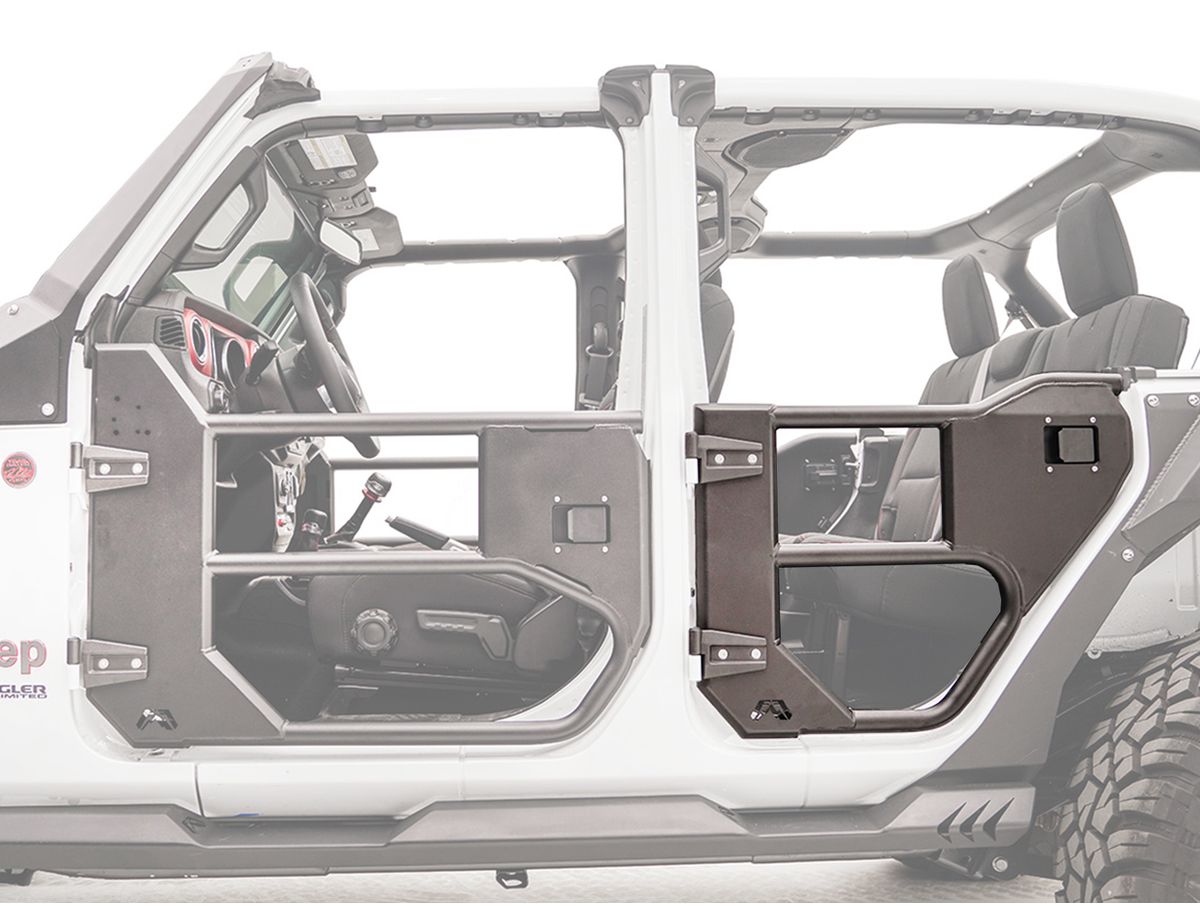 Fab Fours Half Tube Doors JL1033-B | RealTruck