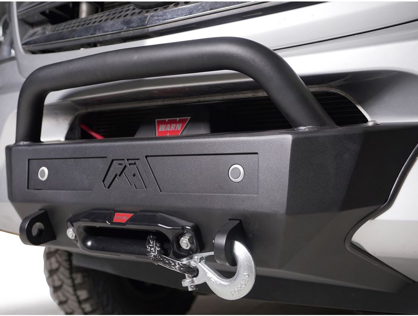 Fab Fours Hidden Winch Mount Front Bumper Sensor Plate - Bare M6750-B ...