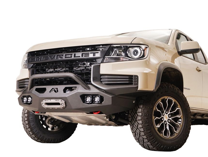 Fab Fours Hidden Winch Mount Pre-Runner Front Bumper CC21-N5152-1 ...