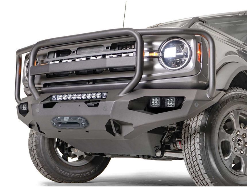 Fab Fours Matrix Grille Guard Front Bumper FB21-X5250-1 | RealTruck