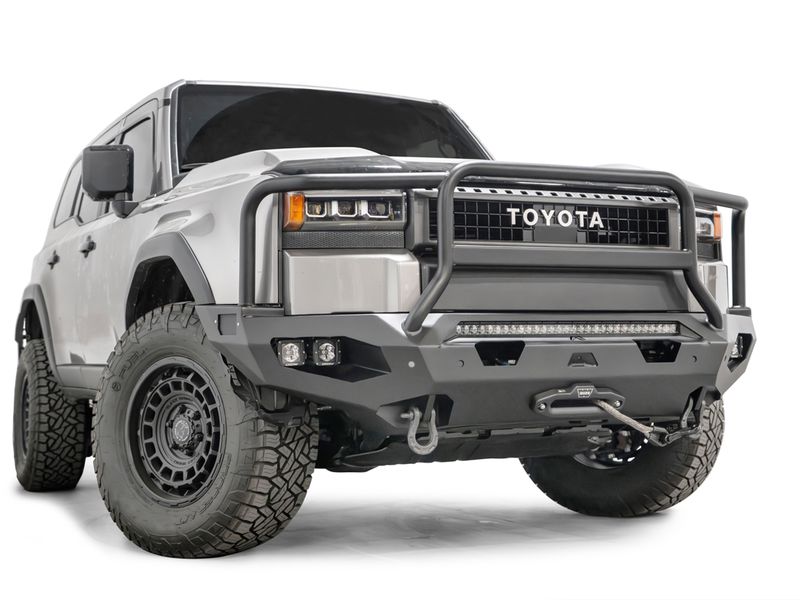 Fab Fours Matrix Grille Guard Front Bumper - Bare TL24-X6750-B | RealTruck