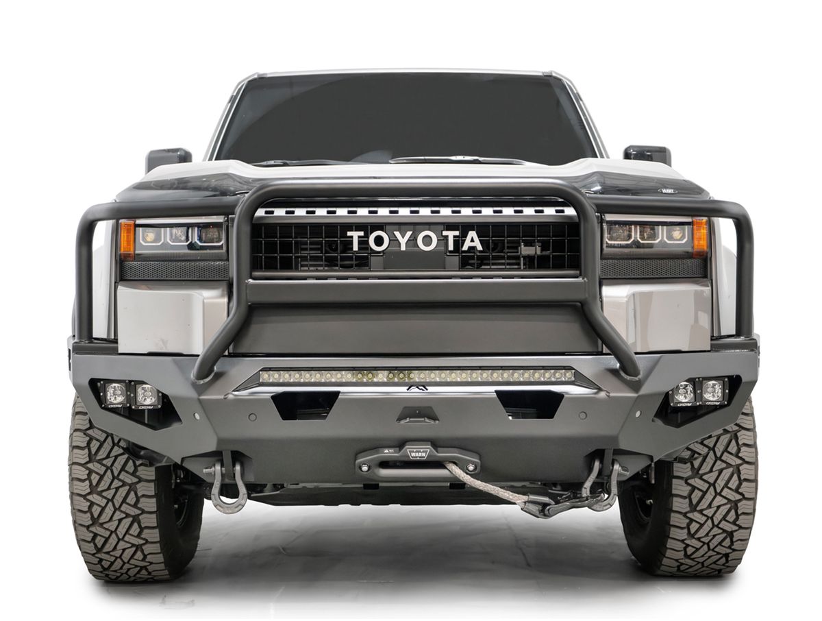 Fab Fours Matrix Grille Guard Front Bumper - Bare TL24-X6750-B | RealTruck