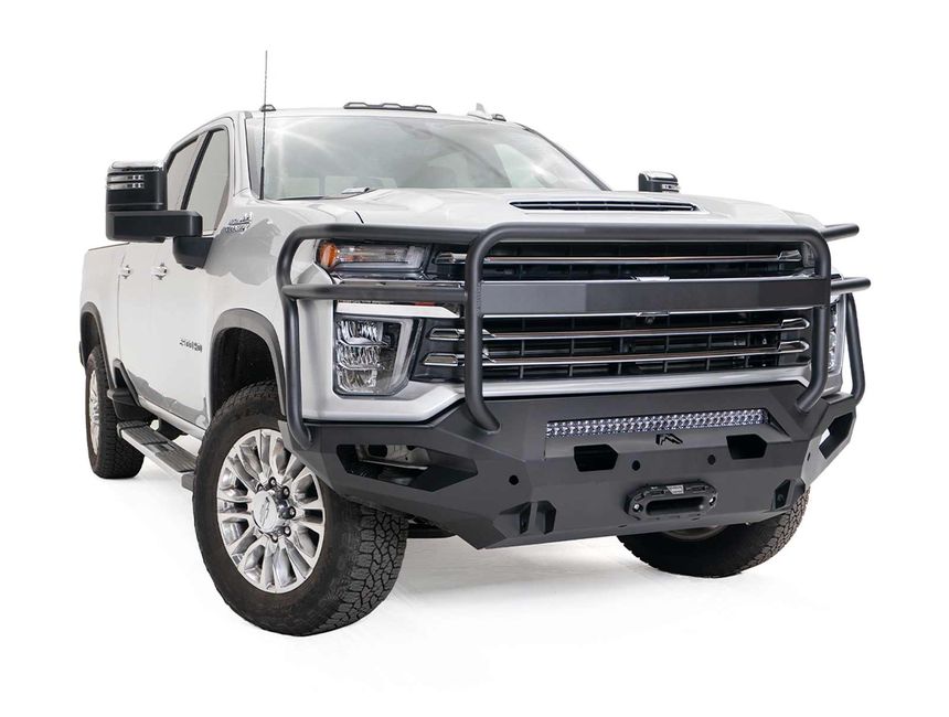 Fab Fours Matrix Front Bumper w/ Grille Guard CH20-X4950-1 | RealTruck