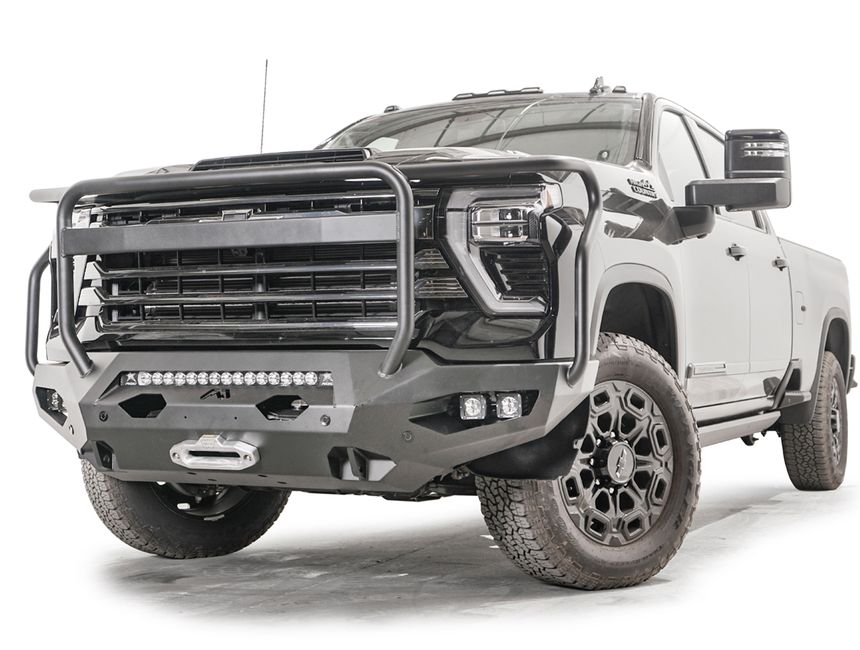 Fab Fours Matrix Grille Guard Front Bumper CH24-X6150-1 | RealTruck