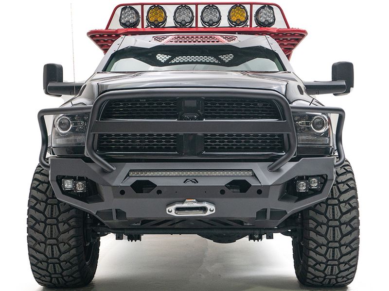 Fab Fours Matrix Front Bumper w/ Grille Guard DR10-X2950-1 | RealTruck