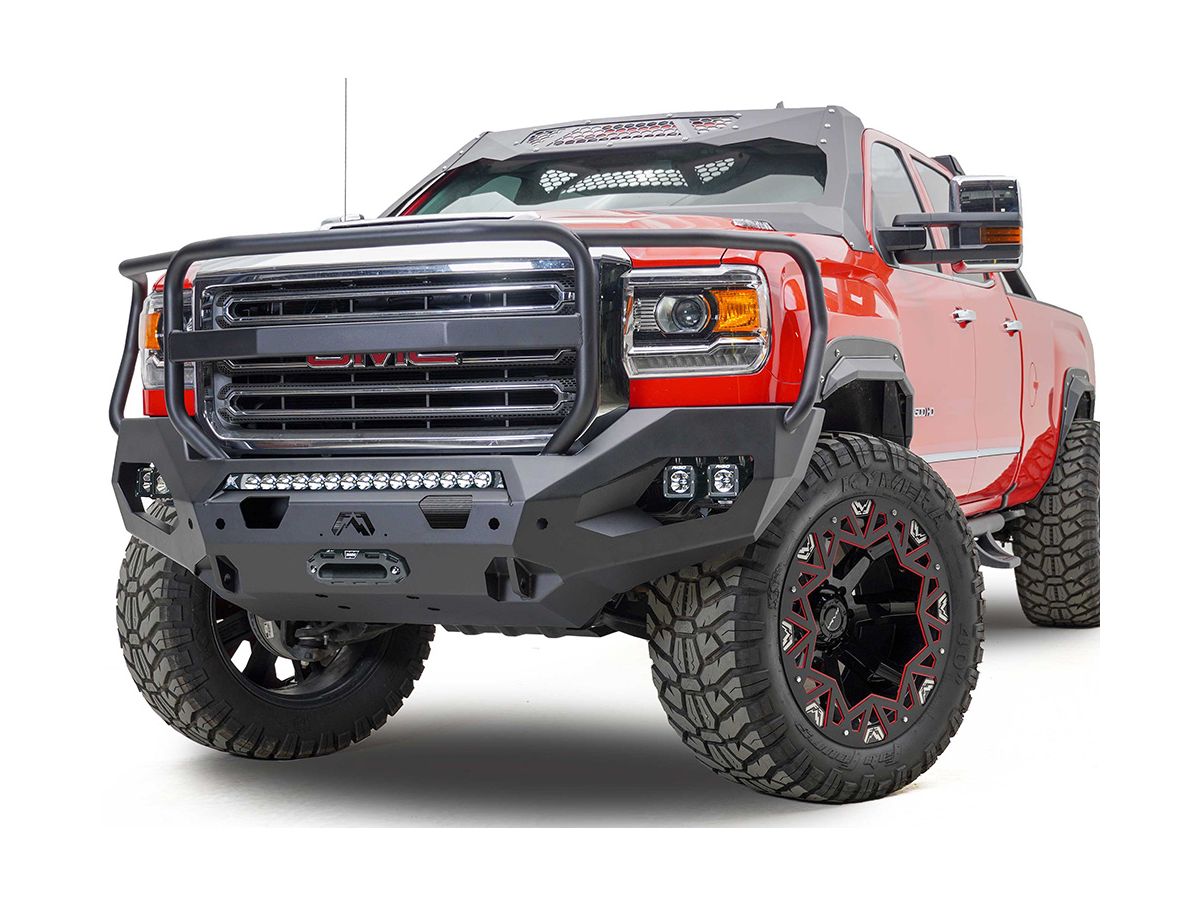 Fab Fours Matrix Grille Guard Front Bumper GM24-X6250-1 | RealTruck