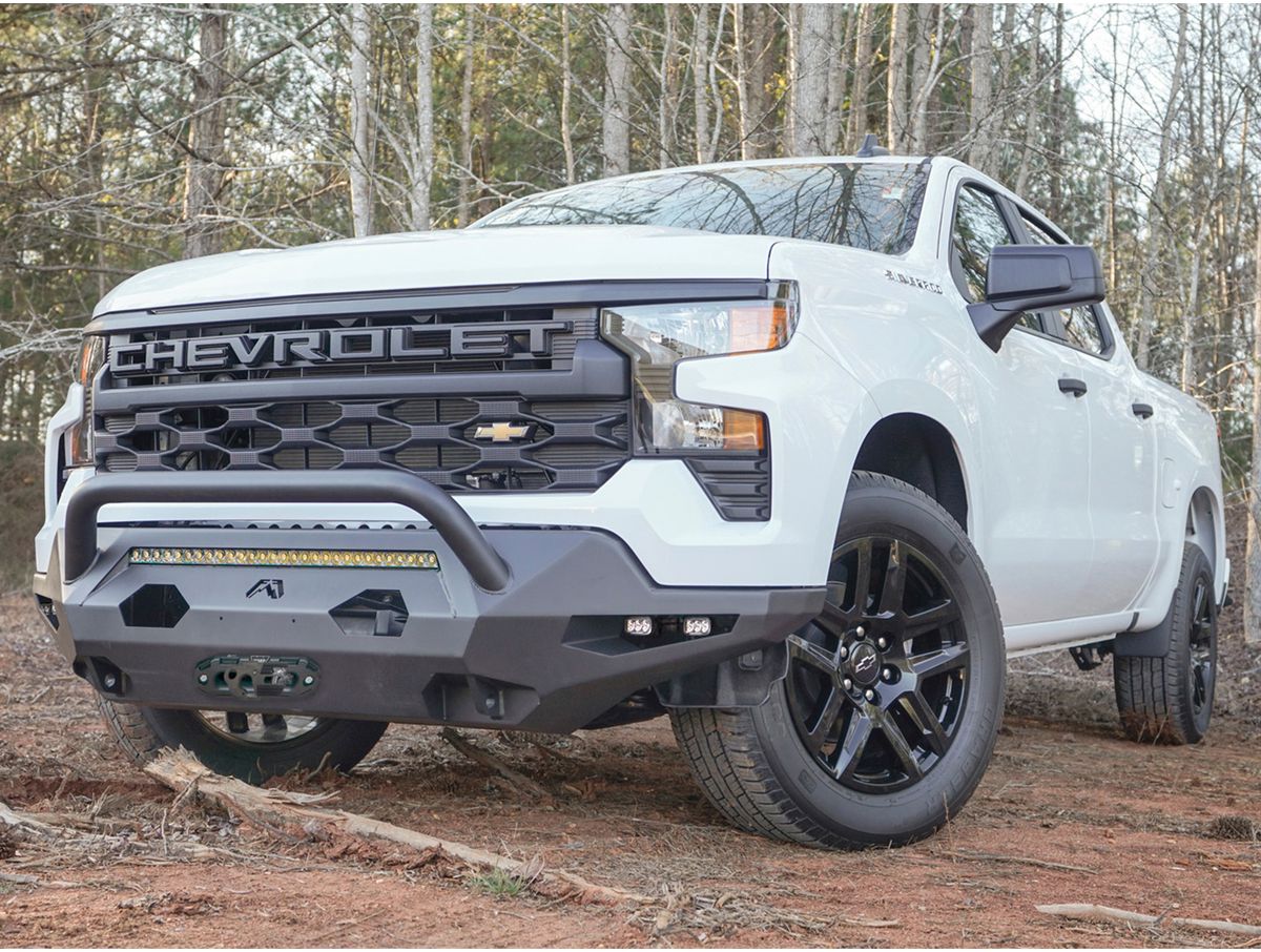 Fab Fours Matrix Front Bumper with Prerunner Guard CS22-X5652-1 | RealTruck