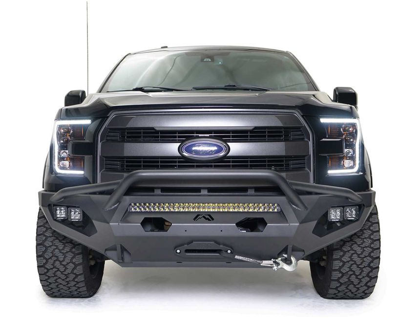 Fab Fours Matrix Front Bumper w/ Pre-Runner Guard FF15-X3252-1 | RealTruck