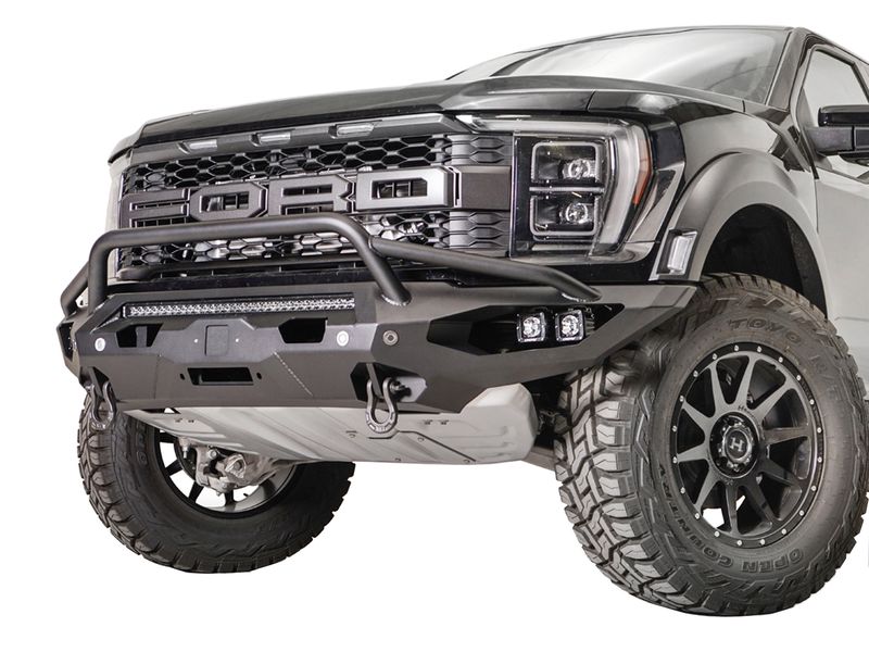 Fab Fours Matrix Front Bumper with Prerunner Guard FR21-X5352-1 | RealTruck