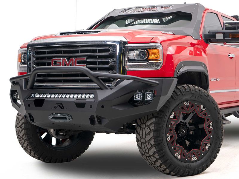 Fab Fours Matrix Front Bumper w/ Pre-Runner Guard FBF-GM15-X2852-1 ...