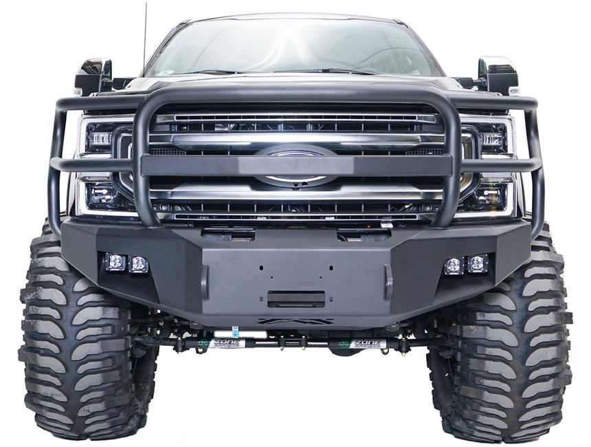 Fab Fours Premium Grille Guard Front Winch Bumper FS17-A4260-1 | RealTruck